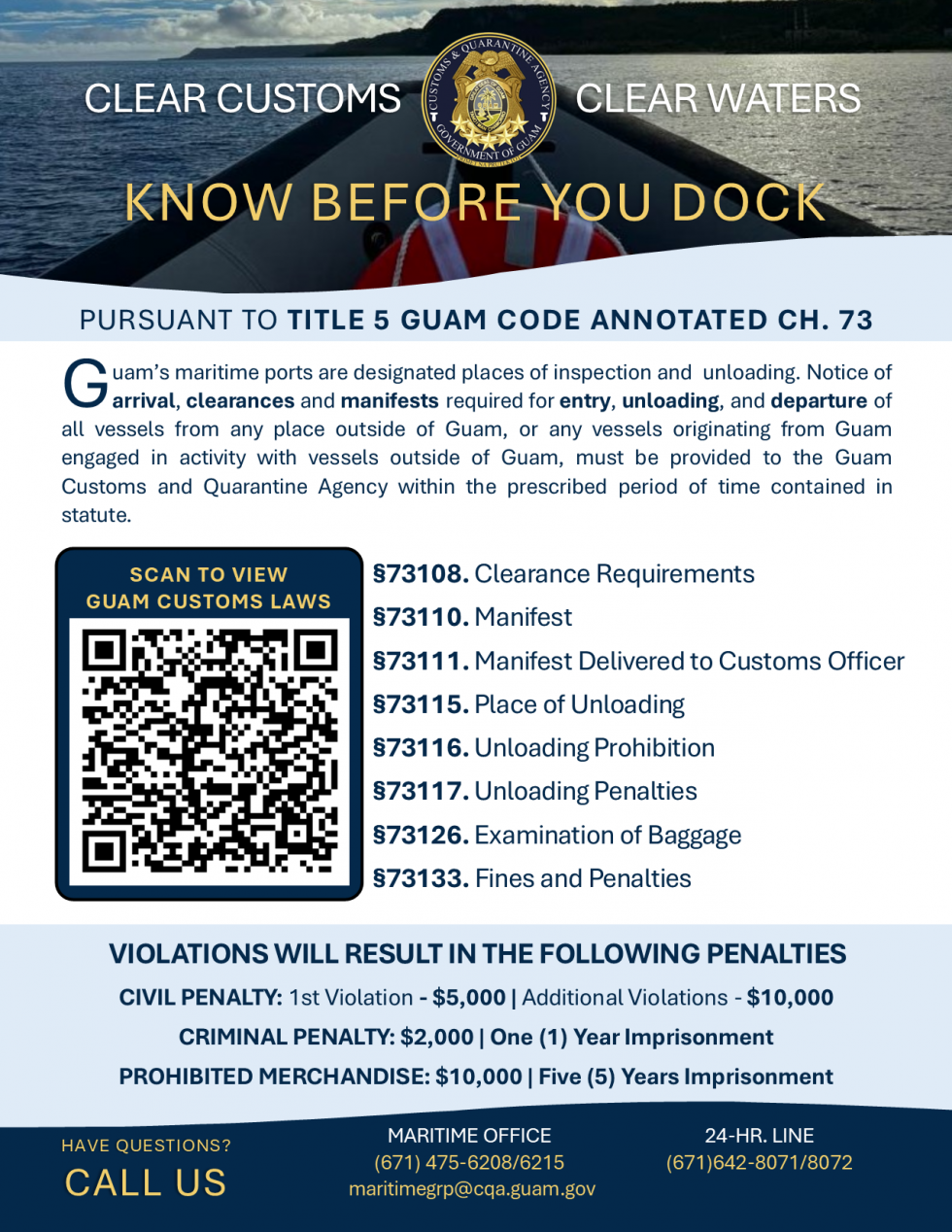 CQA | Customs and Quarantine Agency